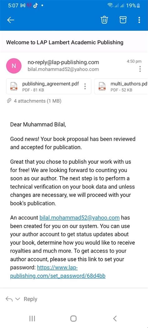 Mohammad Bilal On Linkedin Allahmdullah Book Publication