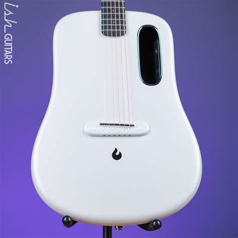 Lava Music Lava Me 3 Smart Acoustic Guitar 38” Left Handed White W Sp
