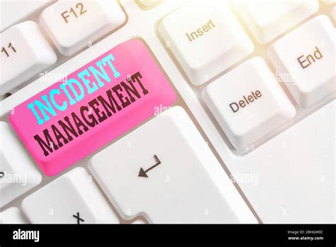 Word Writing Text Incident Management Business Photo Showcasing Process To Return Service To