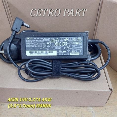 Acer Travelmate P2 P446 M P256 M P255 M 45w Series Charger Adapter