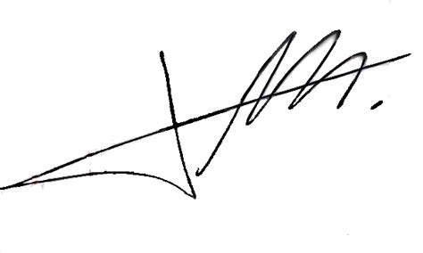 Signed No Background Png All