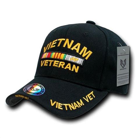 Rapid Dominance The Legend Military Caps Vietnam Vet Black