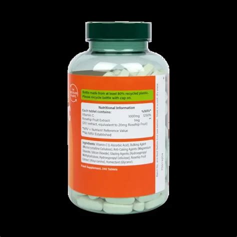 Handb Vitamin C 1000mg 240 Tablets Holland And Barrett Cyprus