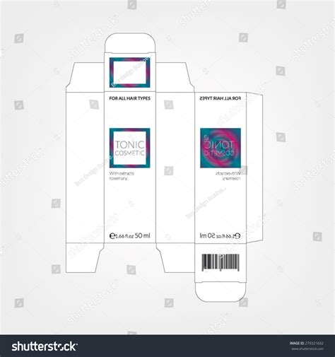 Cosmetic Packaging Vector Stock Vector Royalty Free 279321692