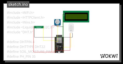 Soil Monitoring With IOT 2 Wokwi ESP32 STM32 Arduino Simulator