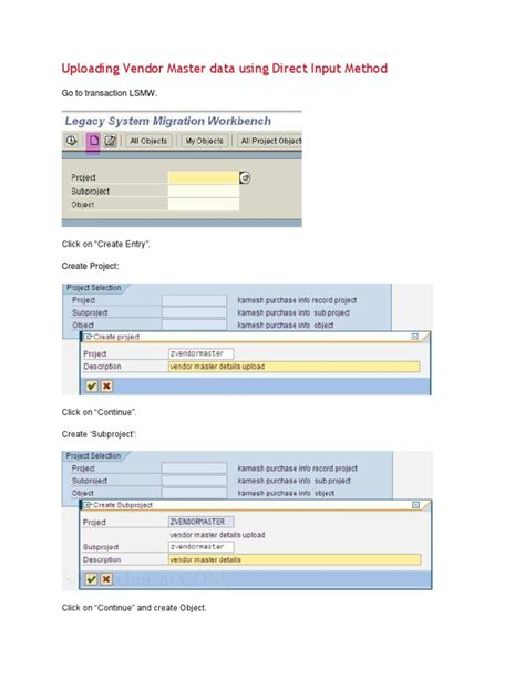 Lsmw Using Direct Input Method Pdf