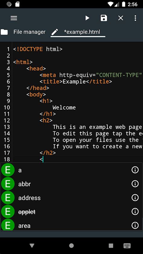 Android 용 Html Editor Apk 다운로드