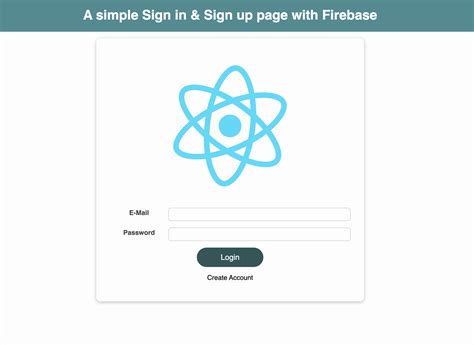 Github Oswinyimsimple React Auth With Firebase