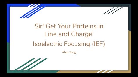Isoelectric Focusing YouTube
