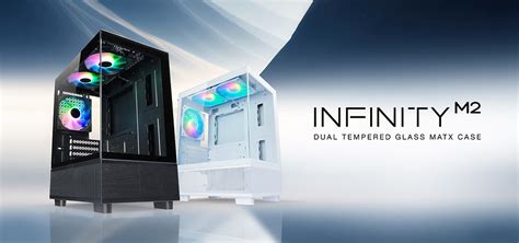 Infinity M2 Tecware Dual Tempered Glass Matx Case