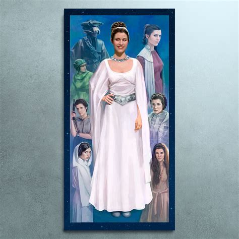 Princess Leia Organa Art Print By Acme Archives Sideshow Collectibles