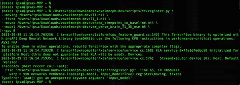 Cant Register With The Model H Files Given Issue Voxelmorph Voxelmorph Github