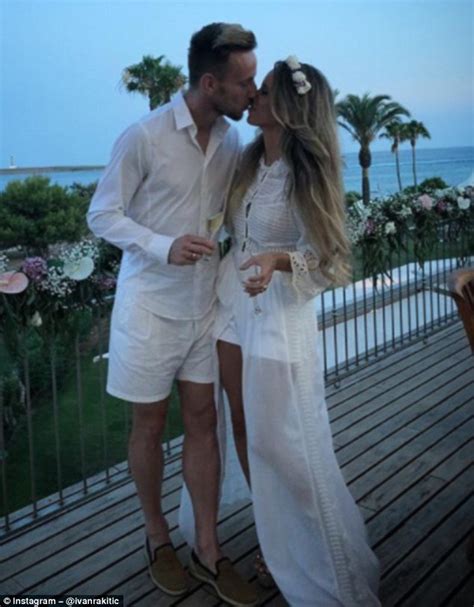 Ivan Rakitic Poses On Luxury Boat With Wife On Post World Cup Break Daily Mail Online