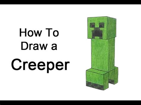 Creeper Minecraft Drawing