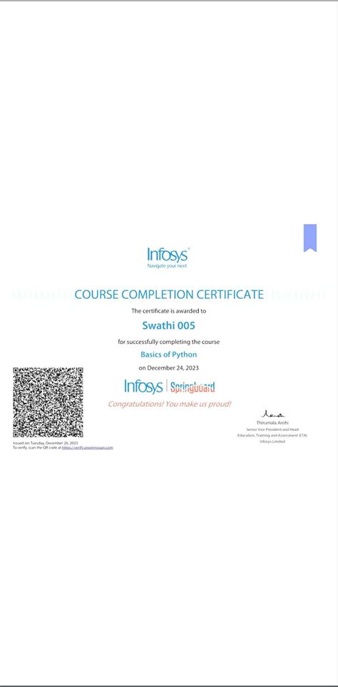 swathigaa s m on linkedin i have completed the basis of python course