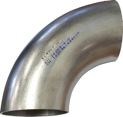 90 Grad Edelstahl Rohrbogen Ø 60mm V2a Schweißbogen Schweißfitting Auspuffbogen Amazon De