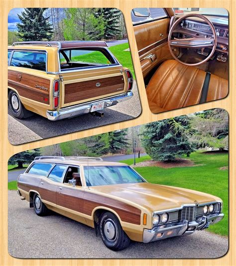 Unrestored Treasure 1972 Ford Ltd Country Squire Station Wagon Ford