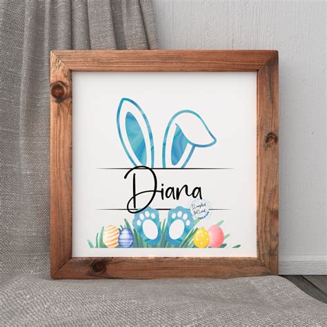Easter Bunny Monogram Png Easter Bunny Png Easter Monogram Png Easter