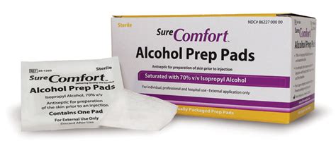Alcohol Prep Pads Sterile 100 Ct Allison Medical