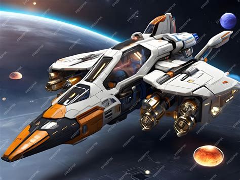 Interactive Spaceship Customization Design Your Own Spacecraft Premium Ai Generated Image