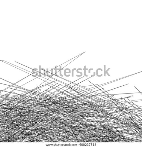 Entangled Texture Thin Lines Abstract Monochrome Stock Vector Royalty Free 400237516