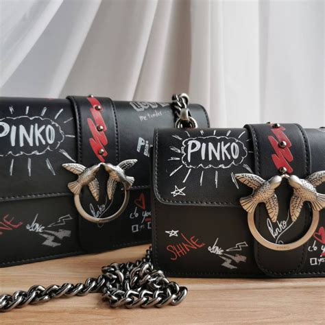 Сумка пинко коричневая 68 фото