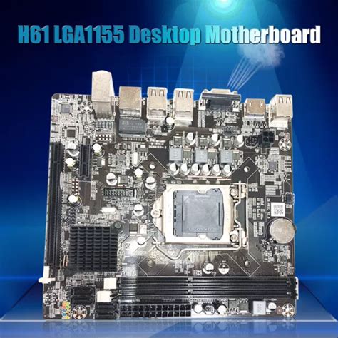 H61 Desktop Pc Motherboard Lga 1155 Pin 2 Ddr3 Network Card Vga Hdmi Compatible £25 79 Picclick Uk