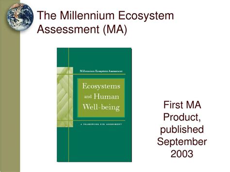 Ppt Millennium Ecosystem Assessment Overview Powerpoint Presentation