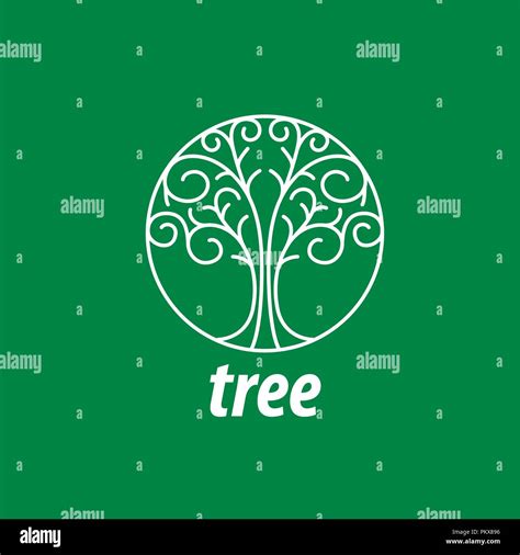 Vector Logo Tree Stock Vector Image Art Alamy