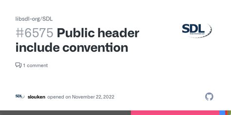public header include convention · issue 6575 · libsdl org sdl · github