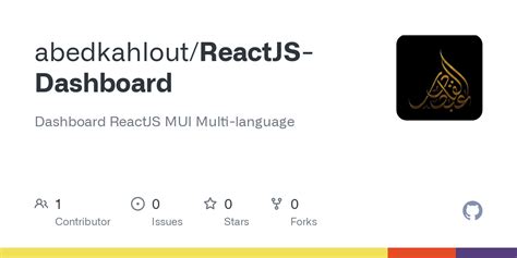 GitHub Abedkahlout ReactJS Dashboard Dashboard ReactJS MUI Multi Language