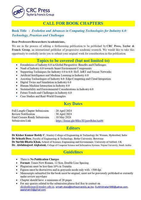 Dr C Kishor Kumar Reddy On Linkedin Dear Professorsresearchersacademicians We Are In The