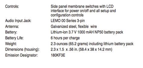 Lectrosonics Ssm Beltpack Transmitter Raycom