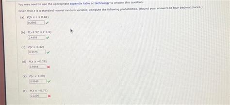 solved you may need to use the appropriate appendix table or