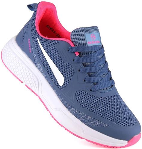 Buty Sportowe Damskie Na Fitness Niebieskie Mckeylor 20623 Ceny I Opinie Ceneo Pl