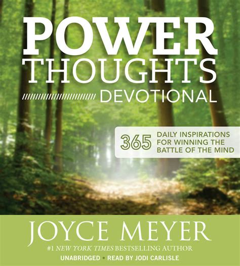 Power Thoughts Devotional By Joyce Meyer Books Hachette Australia