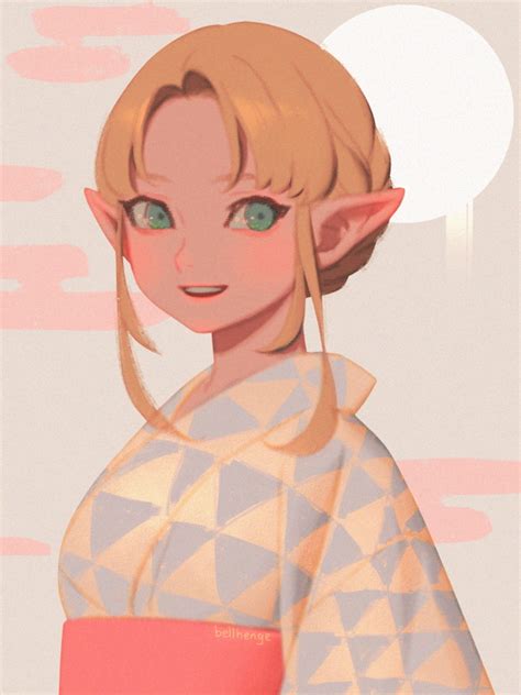 Yukata Zelda Ssbu By Bellhenge On Deviantart
