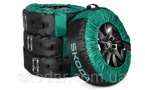 Комплект чохлів Škoda на колеса автомобіля R14 R18 Id 2063731989 ціна 2300 ₴ купити на