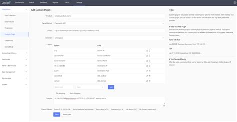 Usage Of Custom Plugin Tool Logsign Support Center