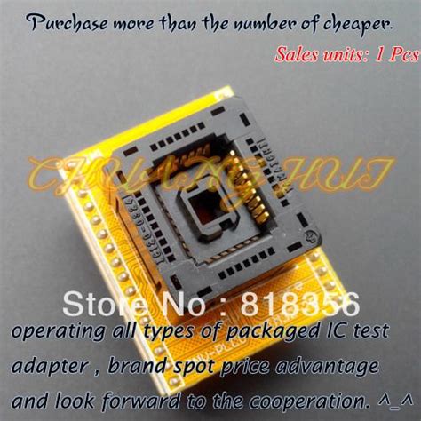Programmer Adapter Sockets PLCC DIP Pitch Mm The Apply To C Series