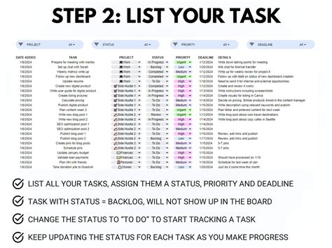 Kanban Board Google Sheets Kanban Board Template Spreadsheet