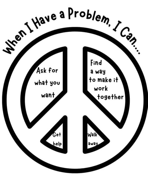 Peaceful Problem Solving Activity Sel Casel Relationship Skills K