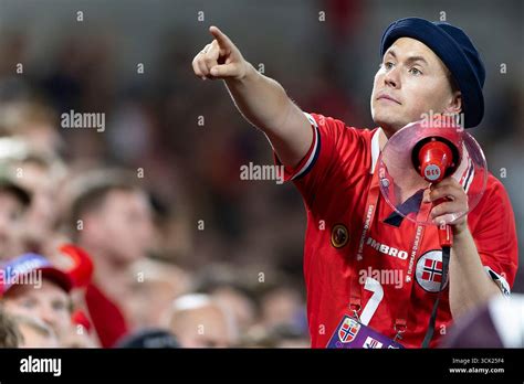Oslo Norway 9 September 2025 Fans Show Their Support Before The Fifa 2026 World Cup European