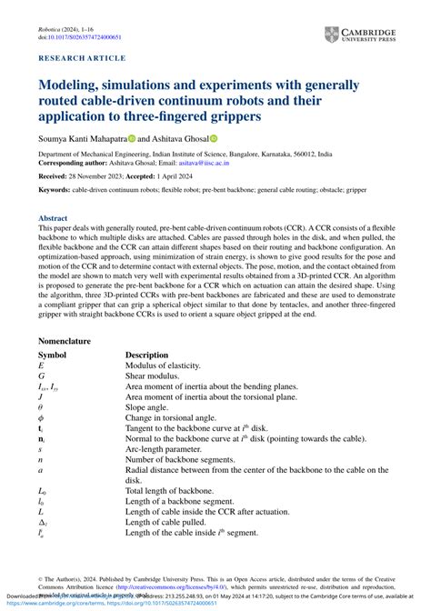 pdf modeling simulations and experiments with generally routed cable