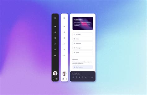 Dashboard Menu Web UI UX Design On Behance
