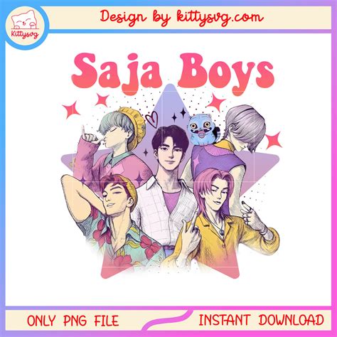 Kpop Demon Hunters Saja Boys Art Png Saja Boys Fanart Png Kittysvg