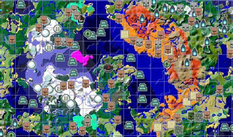 All Biomes And Structures In A 2 3k Radius Around Spawn