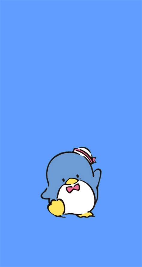 Tuxedo Sam Blue Wallpaper