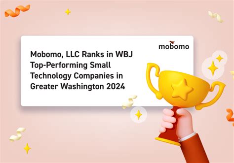 Mobomo Llc Ranks 14 On Washington Business Journals List Of Top