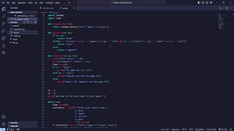 Santhoshd Santhosh D On Linkedin Python Internship Codsoft Rockpaperscissors Learning
